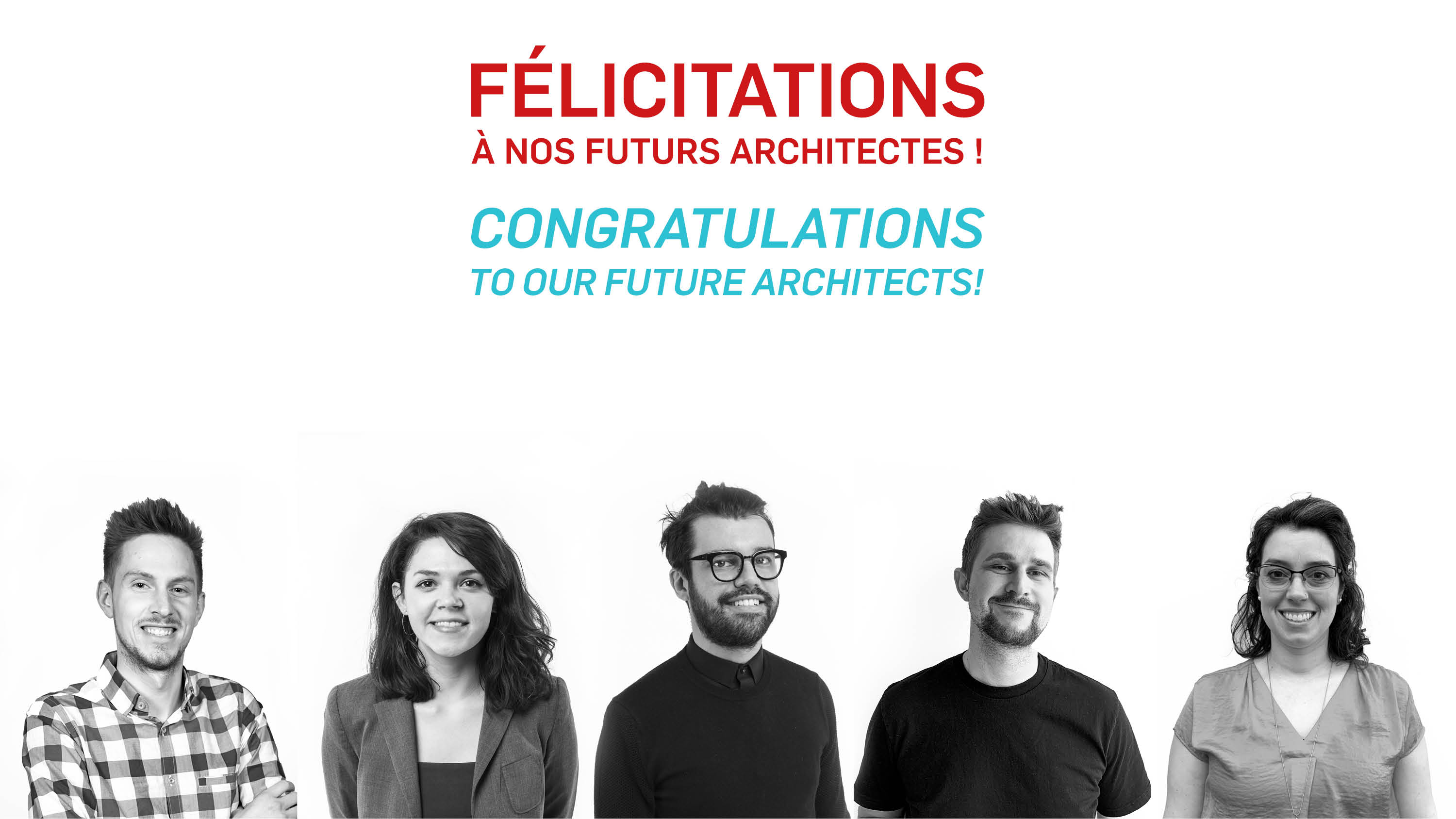 Congratulations to our future architects ! - NEUF architect(e)s