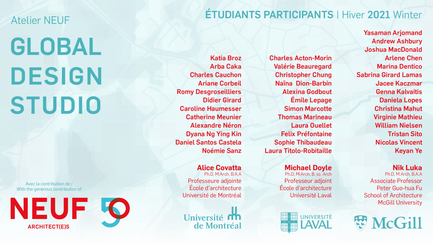 Grand final de la 1re édition de l'Atelier NEUF Global Design Studio ...