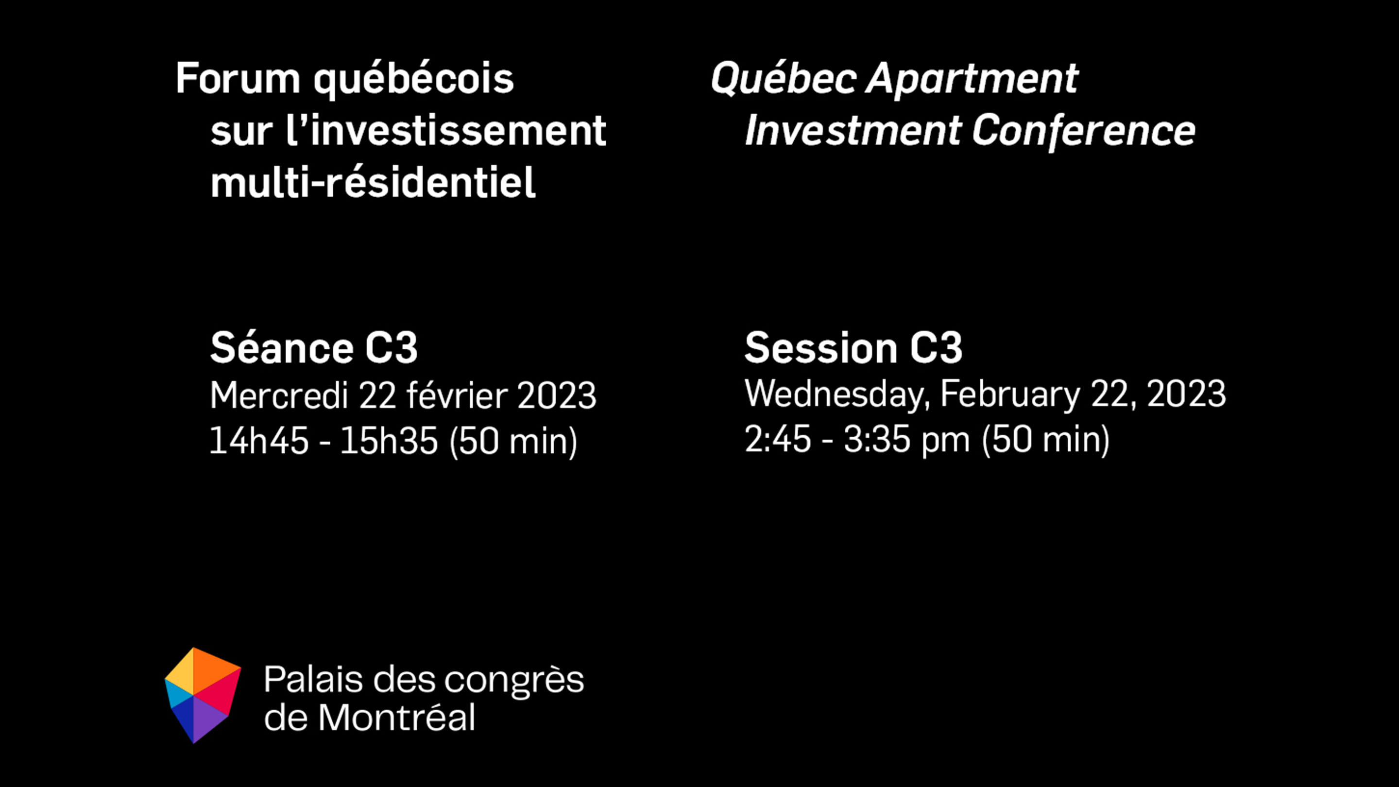 Forum québécois sur l’investissement multi-résidentiel - NEUF architect(e)s