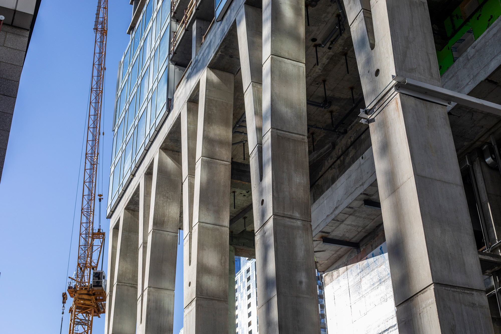 Unveiling the Y-shaped columns of the Solstice - NEUF architect(e)s